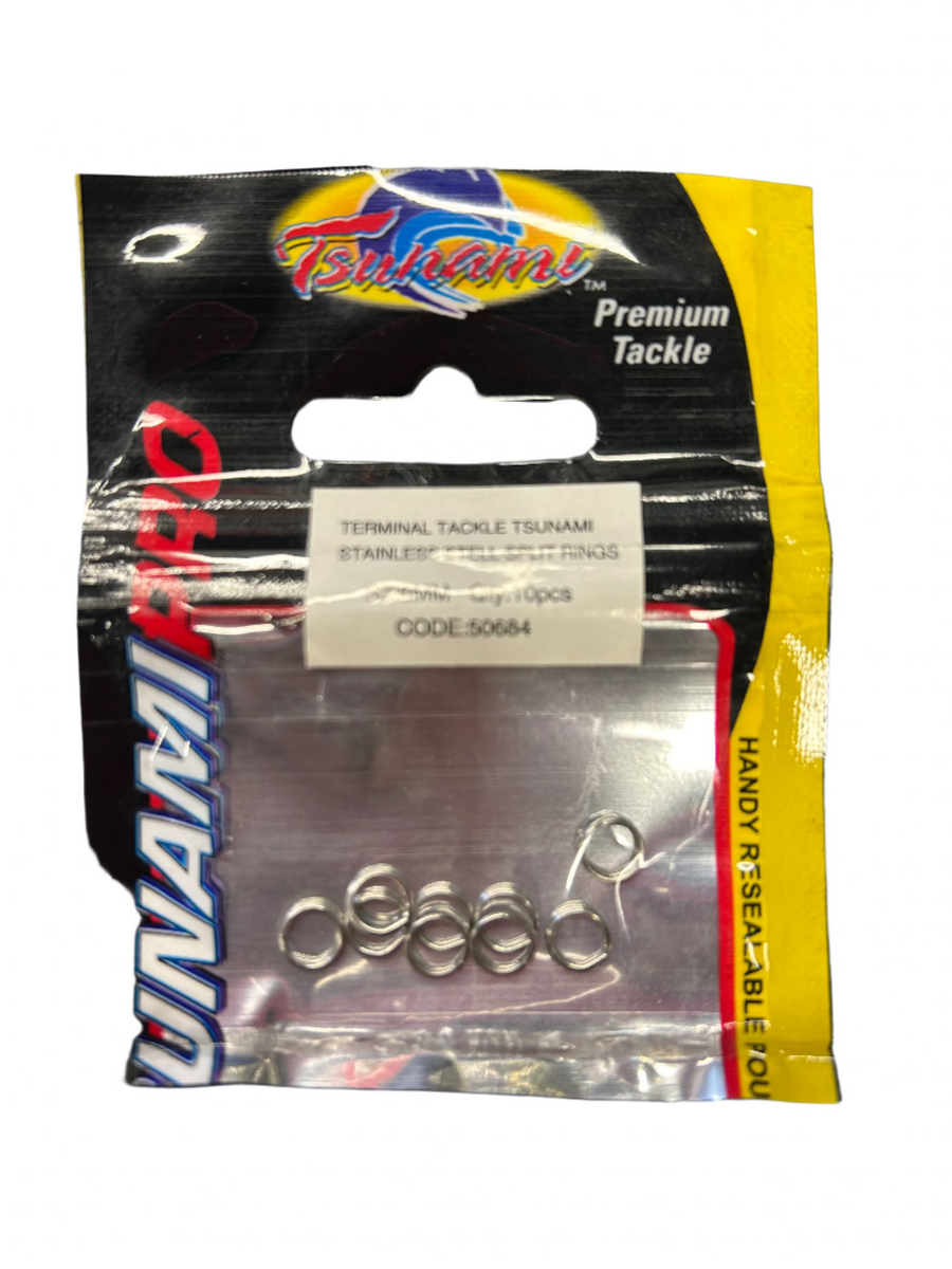 Tsunami Pro Terminal Tackle Stainless Stell Split Rings – Stanford Tackle