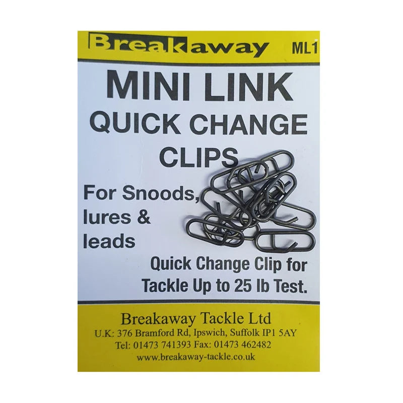 Breakaway Mini Link Lure Clips – Stanford Tackle